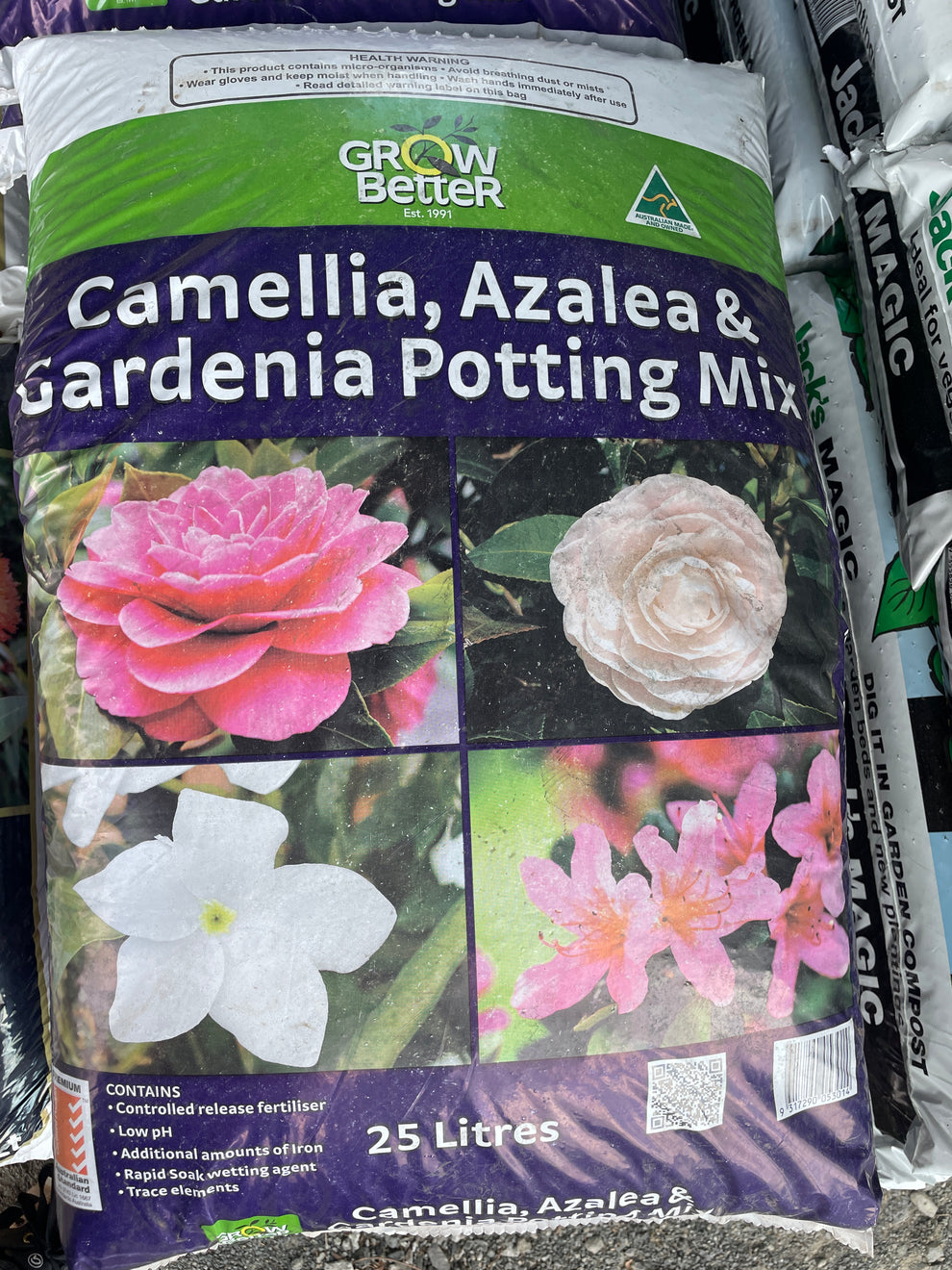 Grow Better Camellia Azalea Gardenia Mix - Acid-Loving Plant Soil ...